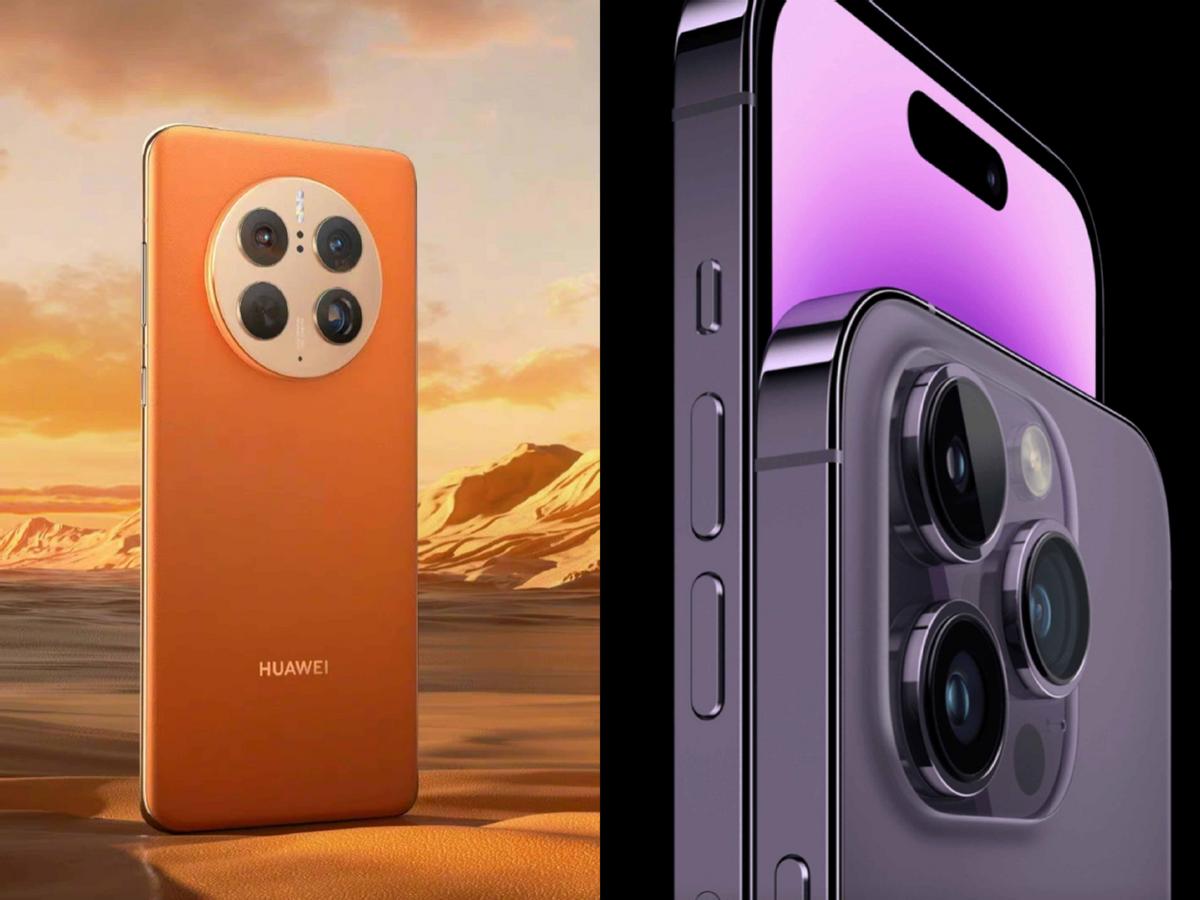 The two flagships of Huawei and Apple "competition", who is more ...