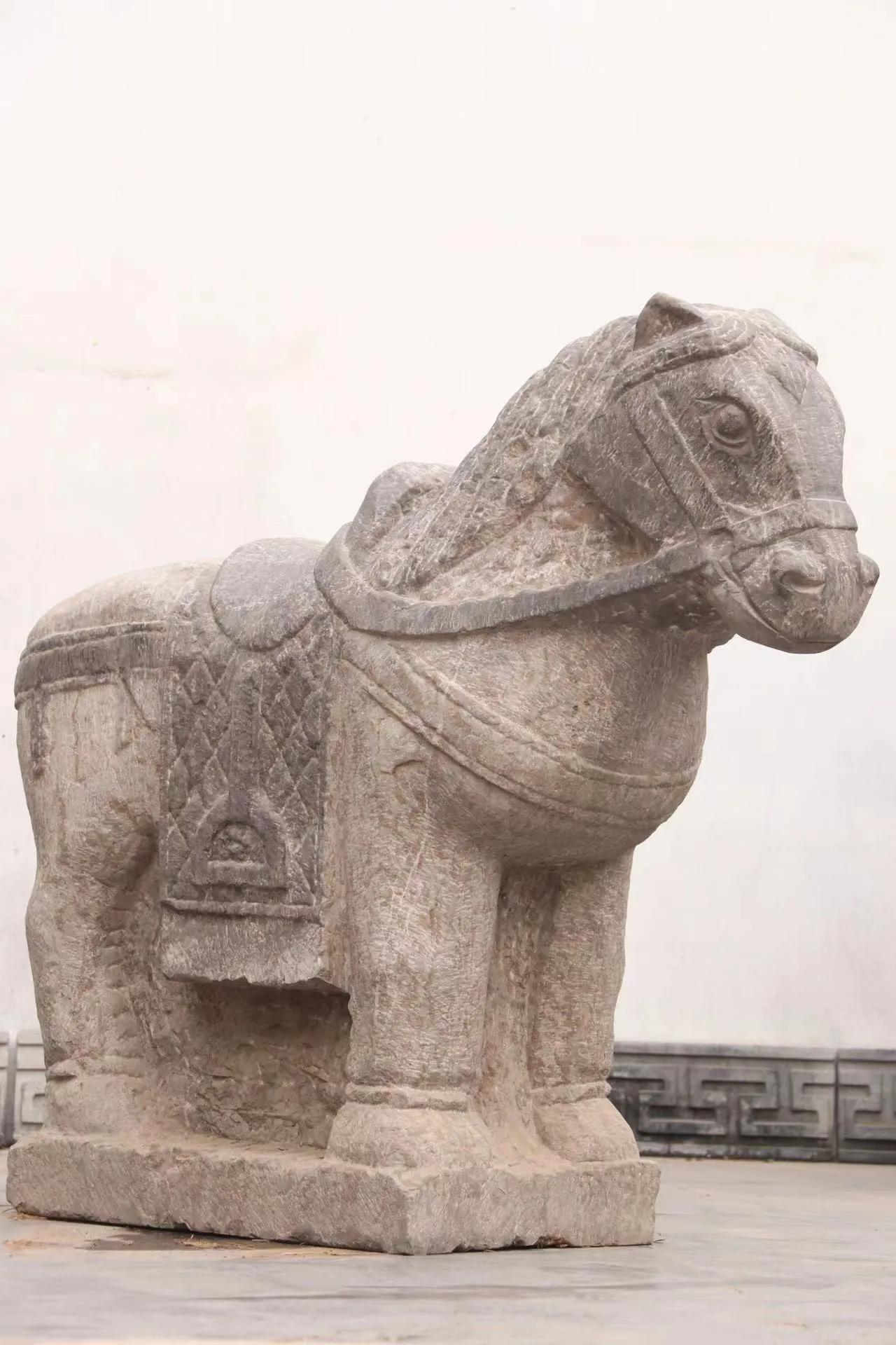 Stone Horse Qingshi. Horse is a symbol of ability and talent.The ...
