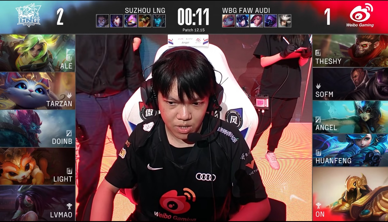 TheShy has a higher status in the team?Angel's live broadcast revealed: I wanted to choose Akali ...