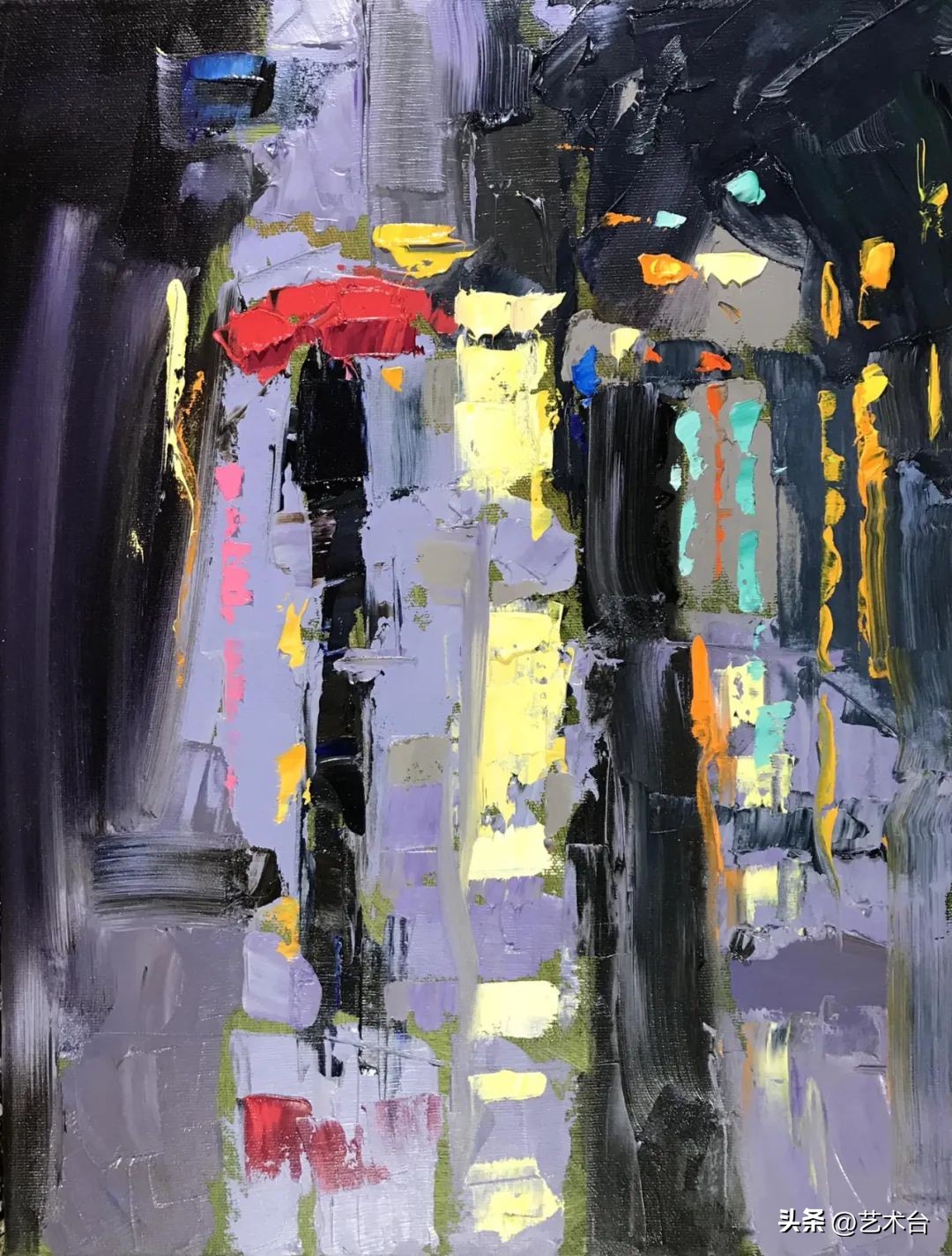 Mark Grantham, loose semi-abstract painting - iNEWS