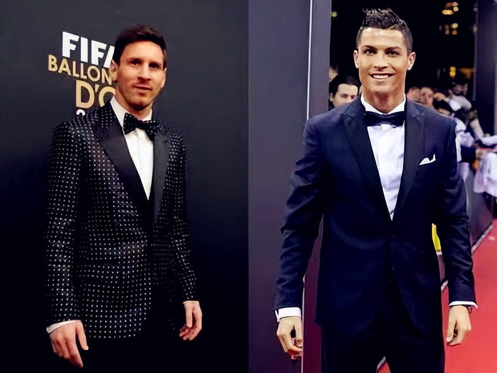 The football princes show off their suits, Ronaldo turns into a ...