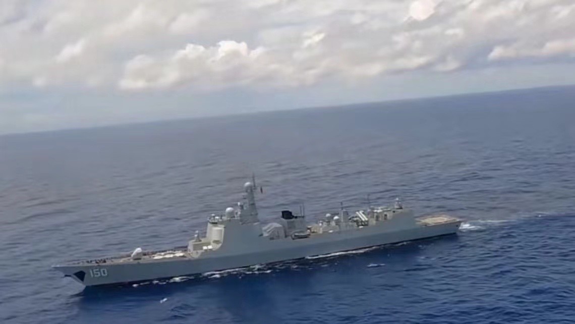 Taiwan Island draws a restricted area for the People's Liberation Army, or conducts missile ...