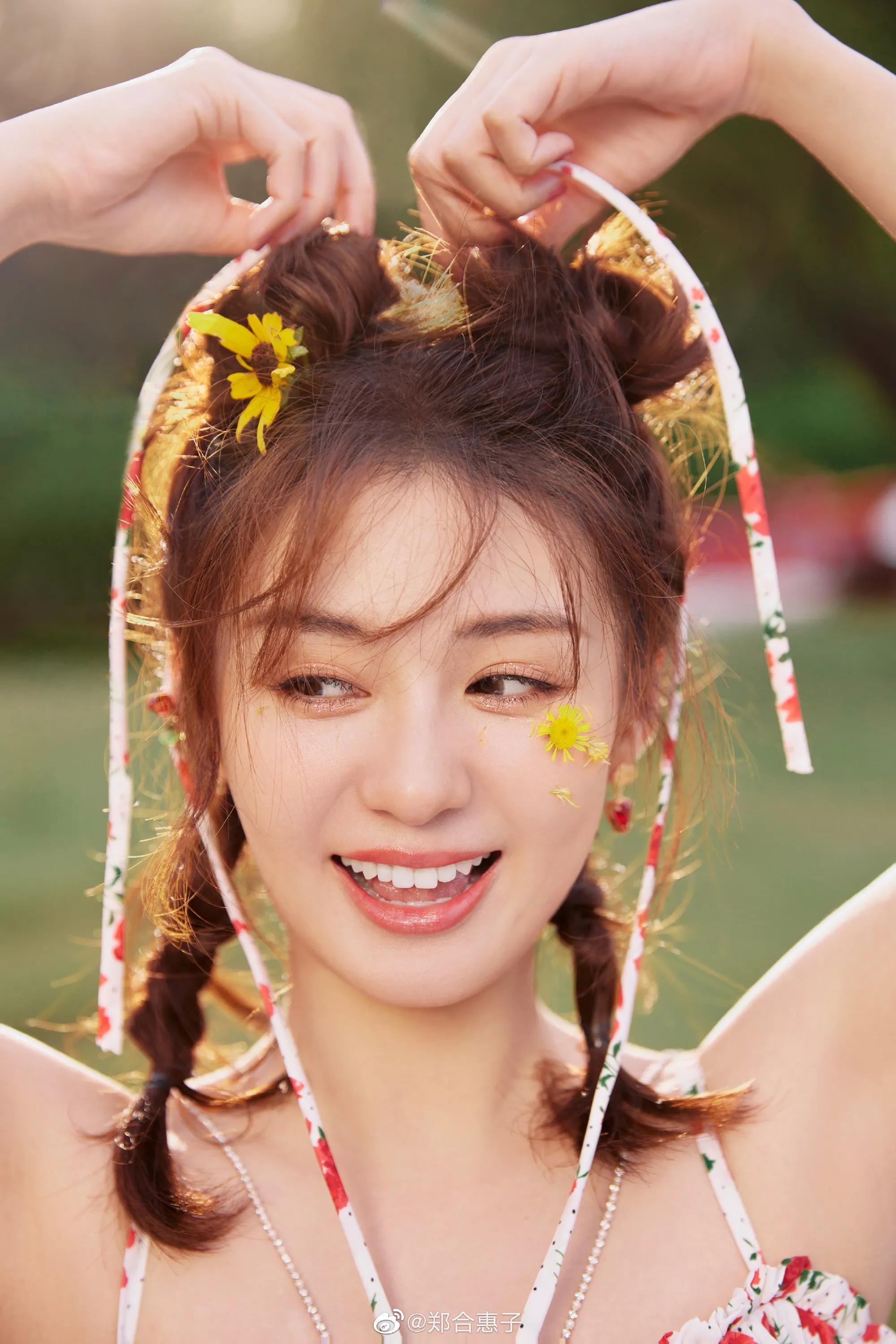 Beautiful picture of Zheng Hehuizi - iNEWS