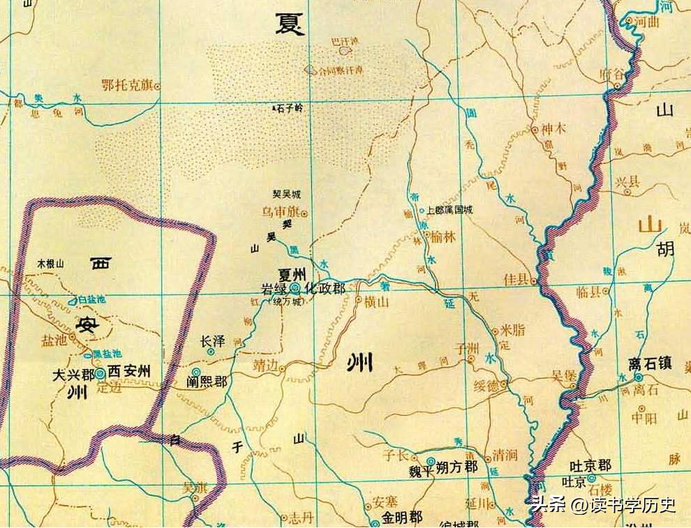 Through the map, understand the historical changes of Yulin City ...
