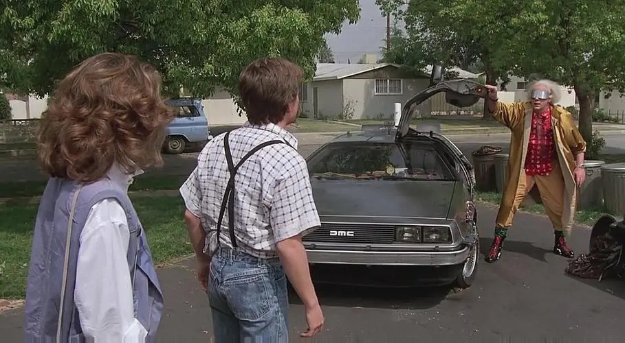 The movie "Back to the Future", the shuttle of time, the influence of ...