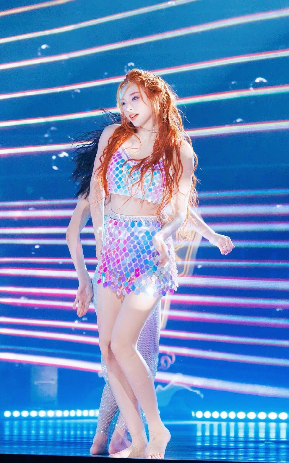 Cheng Xiao's stage mermaid look is amazing - iMedia