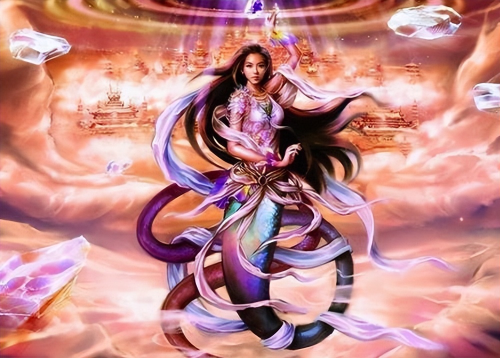 She is the goddess of creation believed by the ancient Chinese people ...