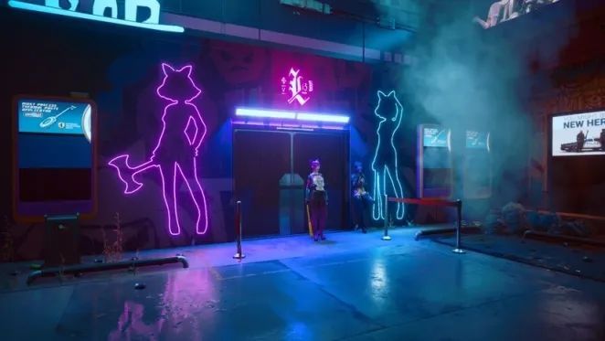 "Cyberpunk 2077" Edge Walker and various scenes corresponding to the ...