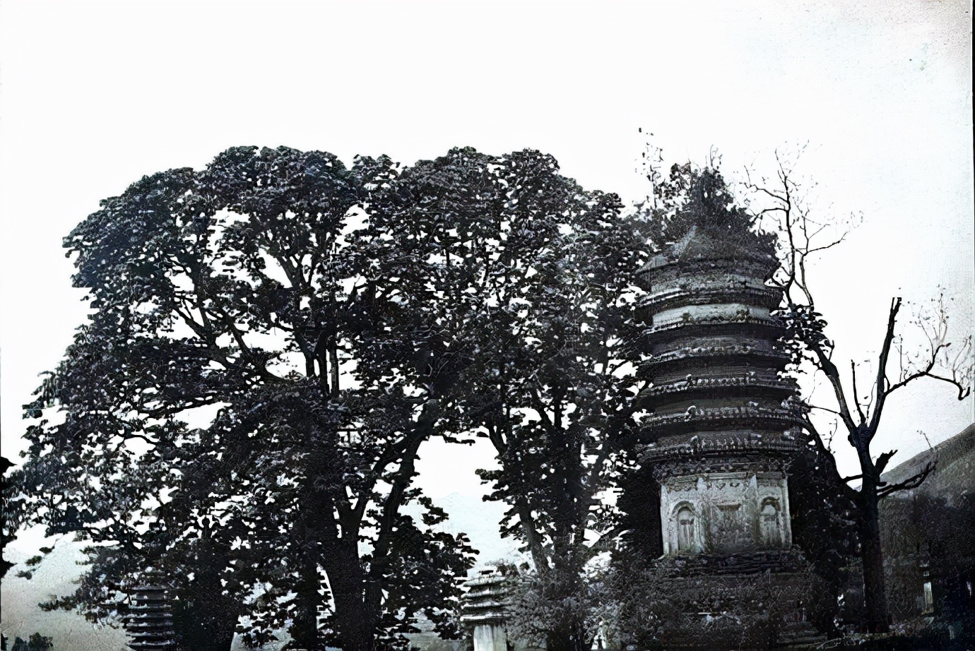 The ancient pagoda of Tanzhe Temple in Xishan-Jin Dynasty Guanghui ...