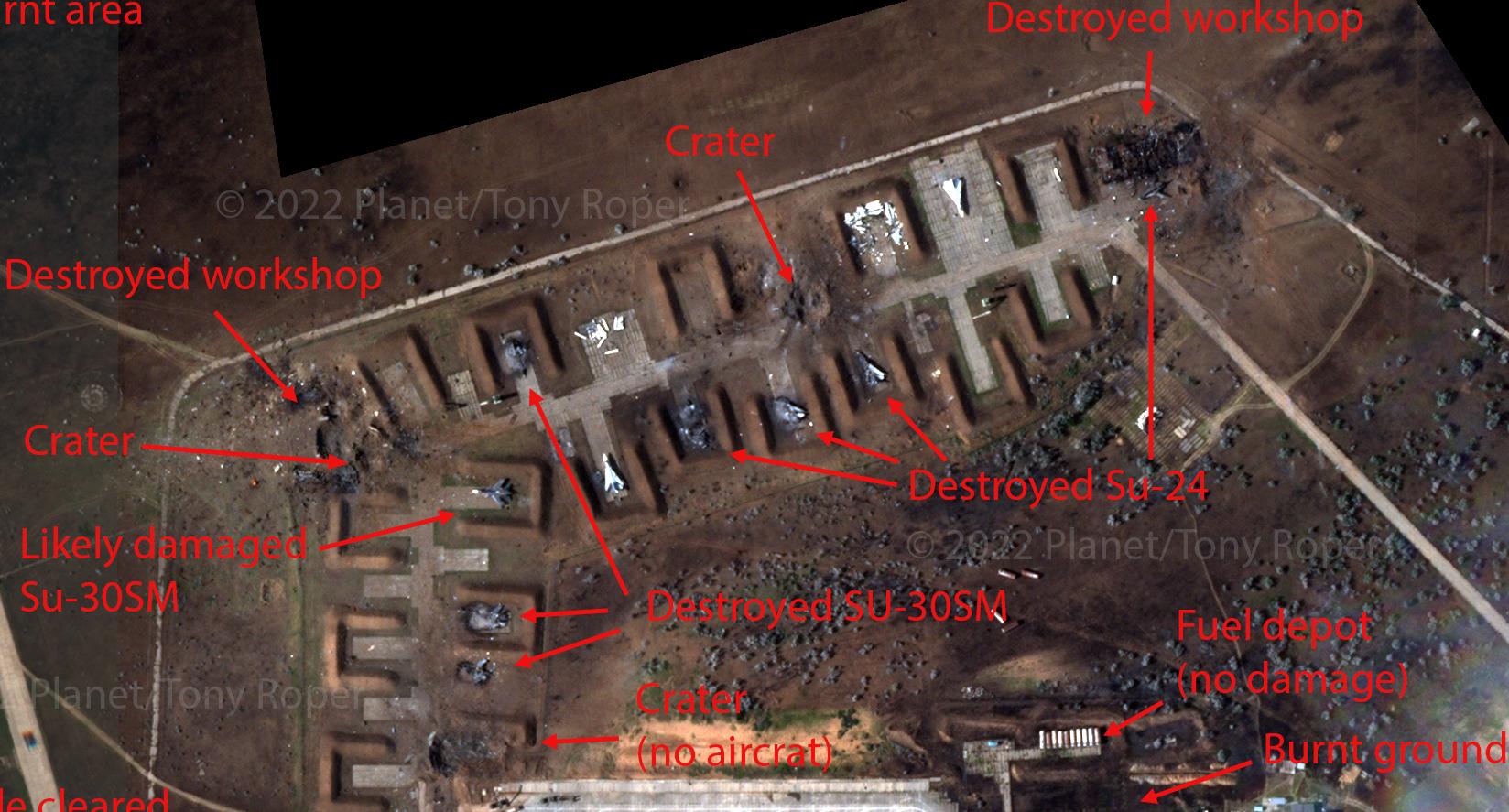 The Crimean Air Force Base looks more like an attack after the ...