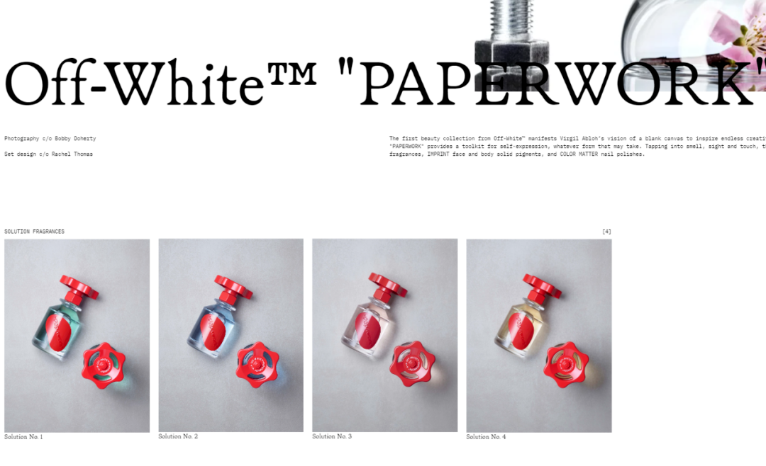 Virgil's legacy!Off-White perfume is on sale. Looking back, do we still ...