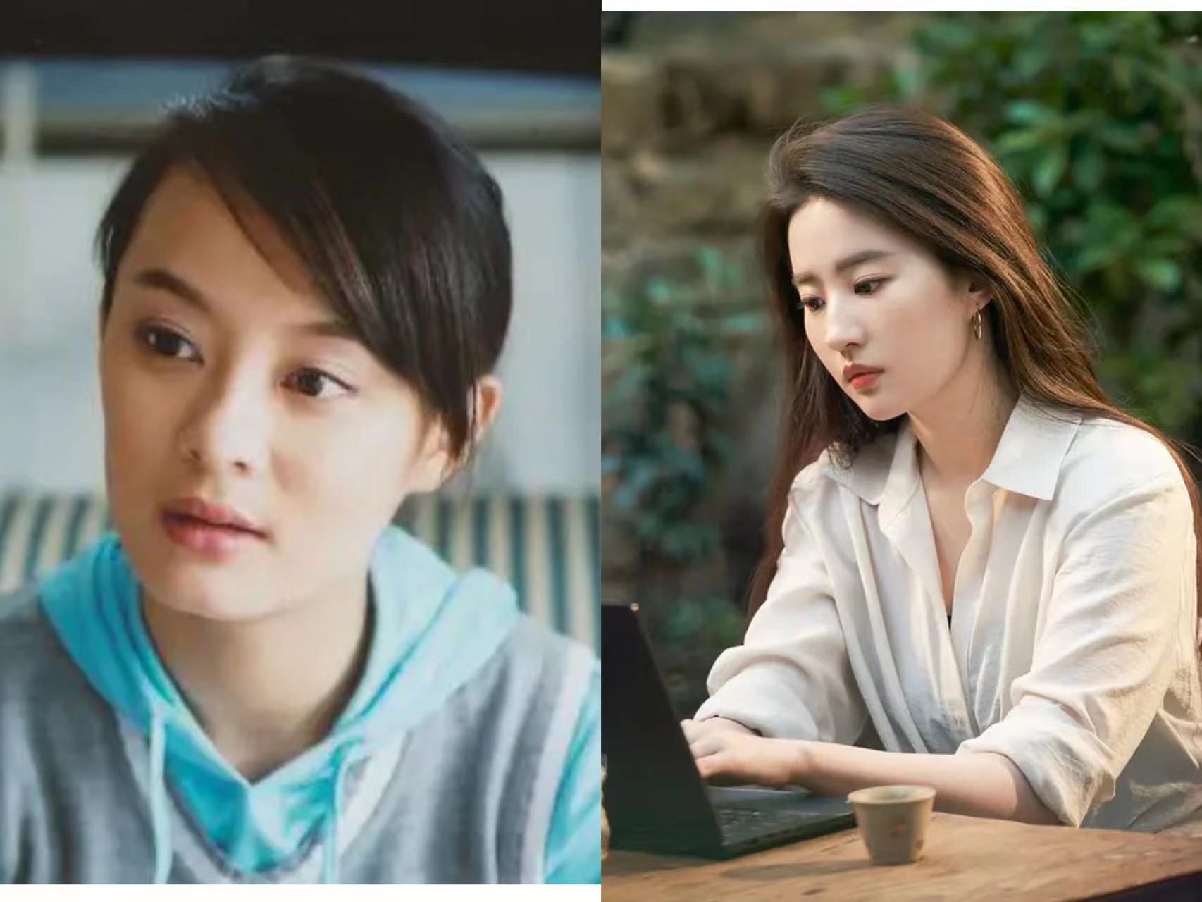 The same is "beauties complement the beautiful scenery". Compared with ...