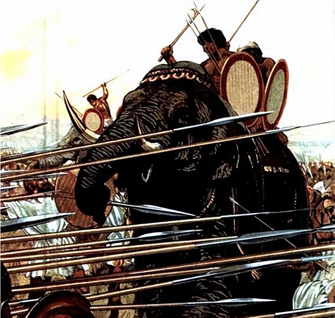 How are the war elephants during the Ostrogothic Kingdom described in ...