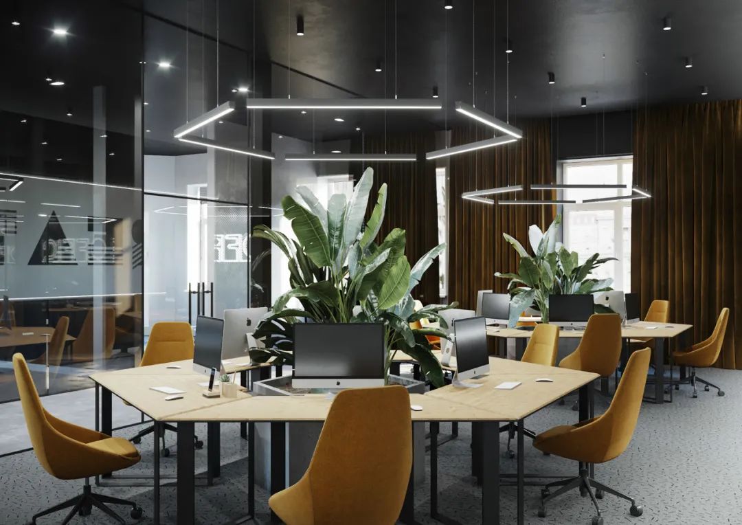 Simple and flexible office space design makes you feast for the eyes ...