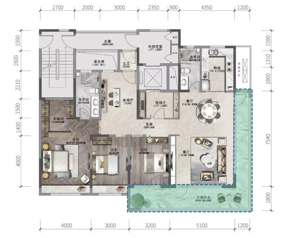 The 185-square-meter apartment has an unexpected design - iNEWS