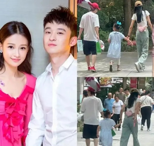 Sun Yi's family of three go shopping! The same hat as Fujimitsu, and ...