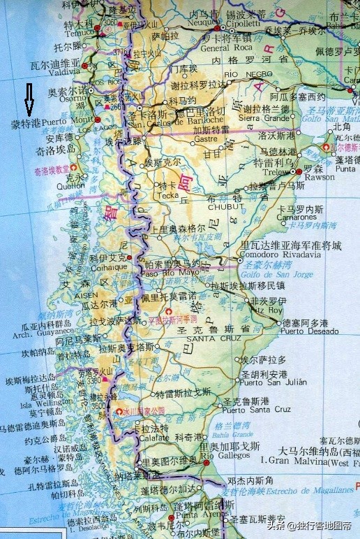 Chile is very long and narrow, but it is divided into "effective length ...