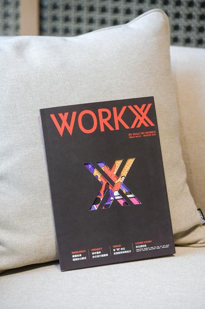 The first issue of the office brand magazine "WORKX" of Shui On was ...