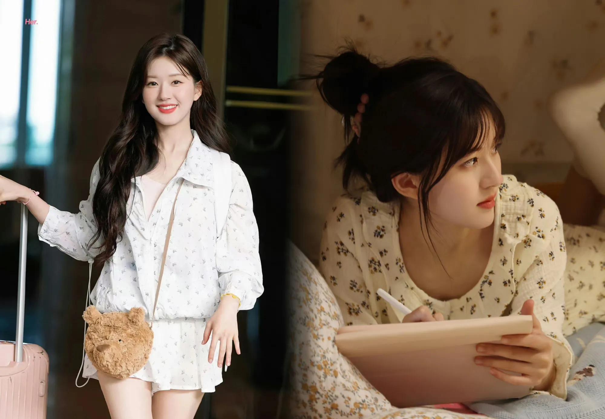 Zhao Lusi put on the costume of Sang Zhi played by "Secretly Can't Hide ...