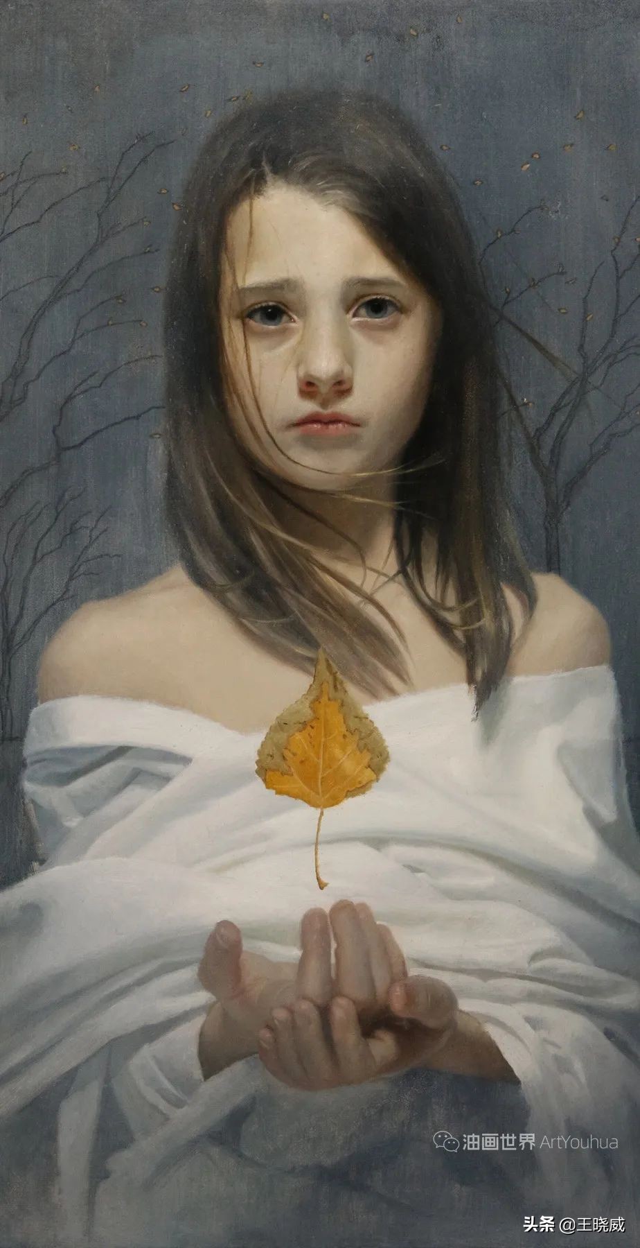 The eye of the mind.Psychological painter's painting is full of ...