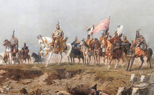 The Huns are the ancestors of the Hungarians. Why are they white people ...