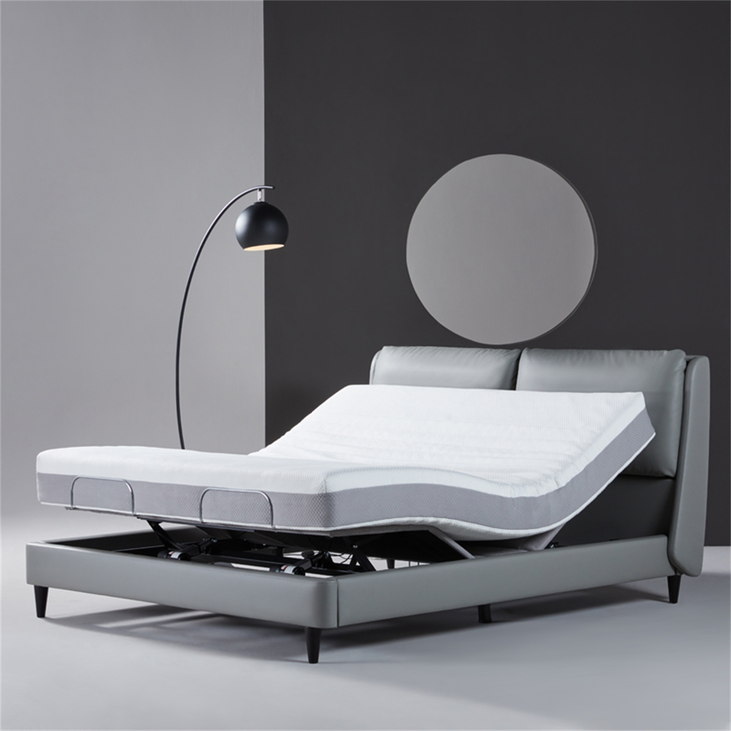 Feel Eco-leather smart electric bed F series, a smart bed that loves ...