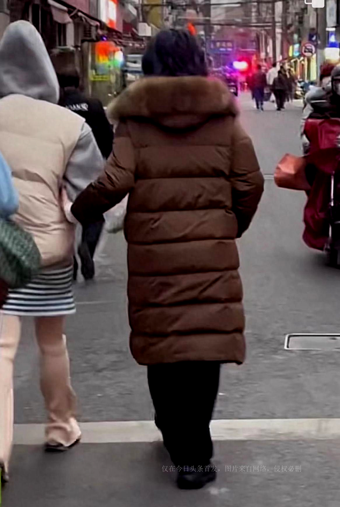The 55-year-old actress appeared on the streets of Shanghai with a ...