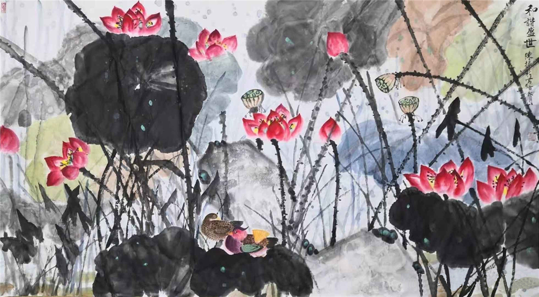 Chen Zhenxin, a famous calligrapher and painter - online exhibition of ...