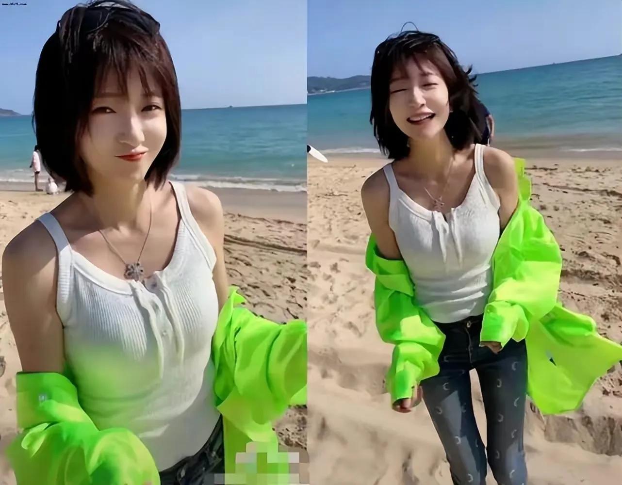 Jin Meimei's small buttocks and Guan Tingna's big breasts make up the ...