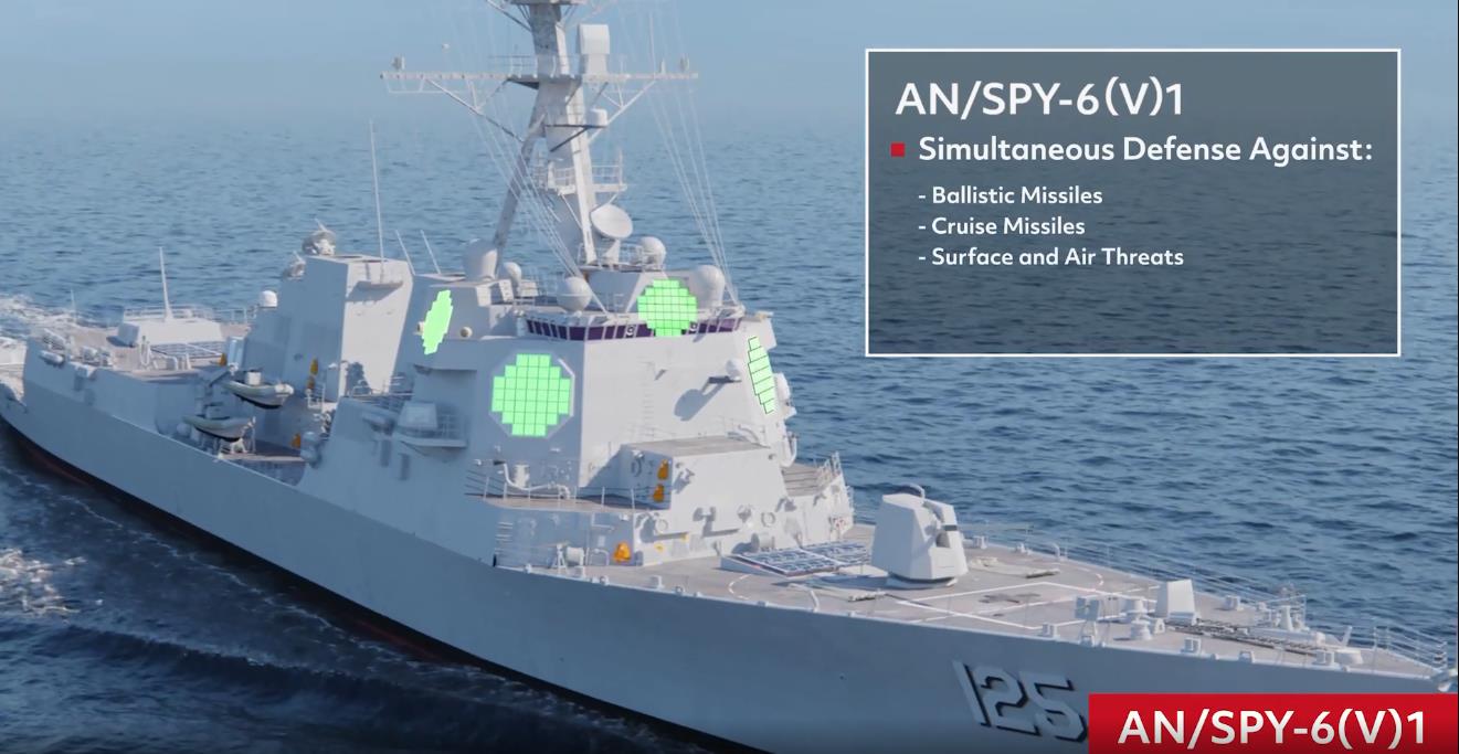 The sword guides the China Sea, the U.S. Navy's big drive is refitted with an upgraded SPY-6(V)4 ...