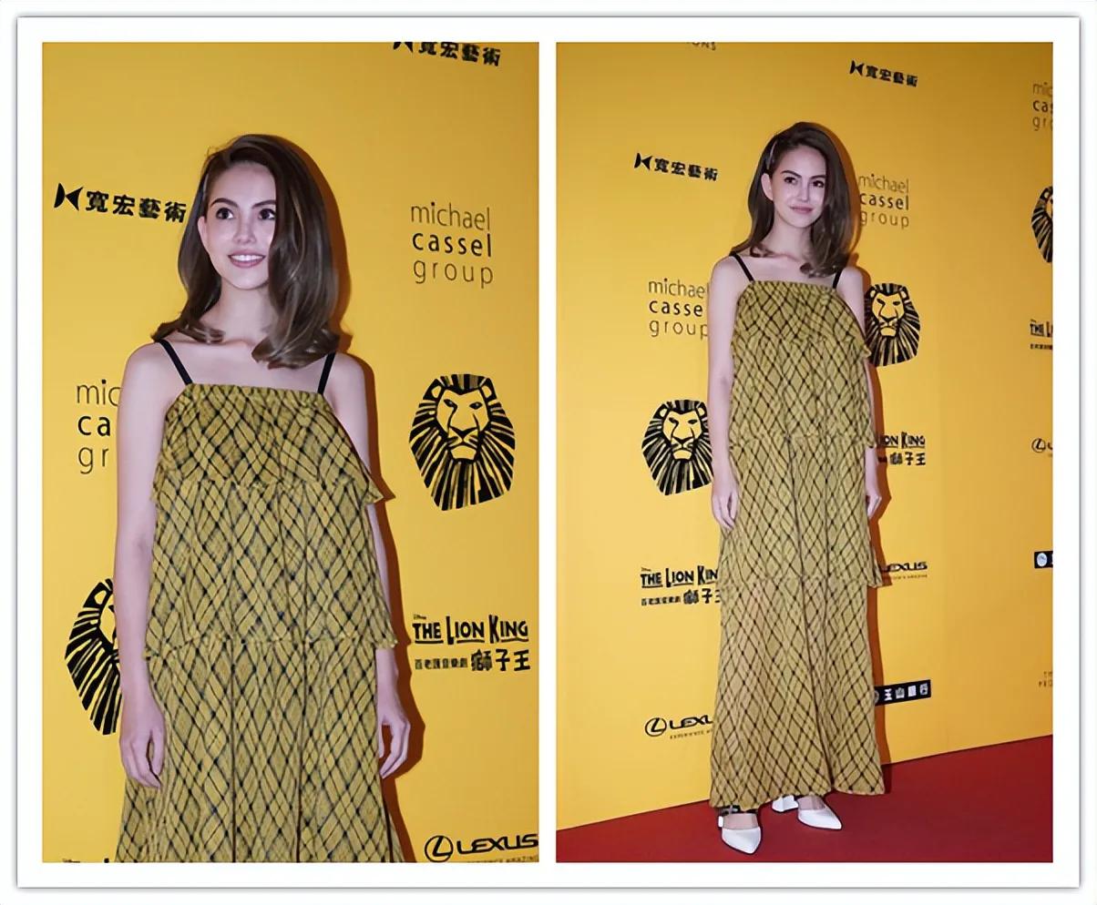 Kun Ling's mixed-race face is so beautiful, the skin in yellow lining is fair, super girly - iNEWS