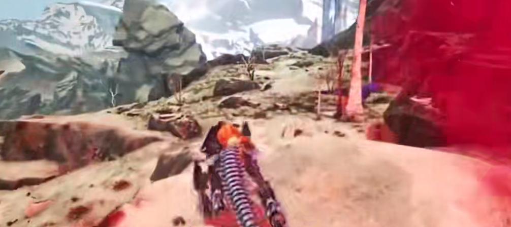 The anchor of "Ark Survival and Evolved" can't get away with the purple ...