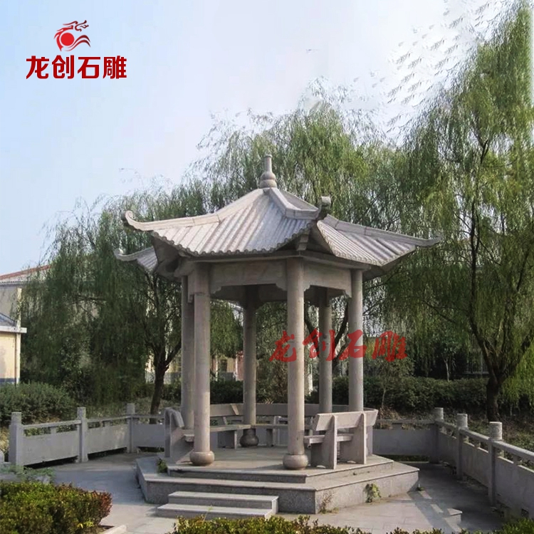 Ornamental scenic stone pavilion design and pictures - iNEWS