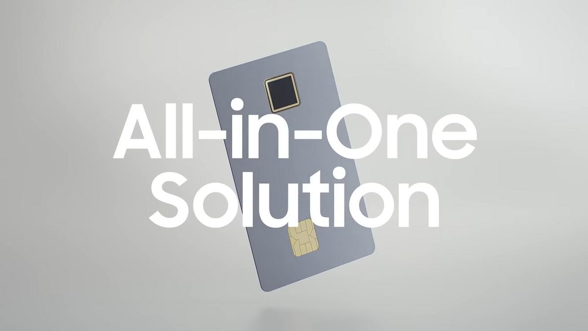 Samsung demonstrates fingerprint identification IC card technology ...