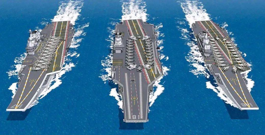 Build two aircraft carriers at the same time? One each in the north and ...