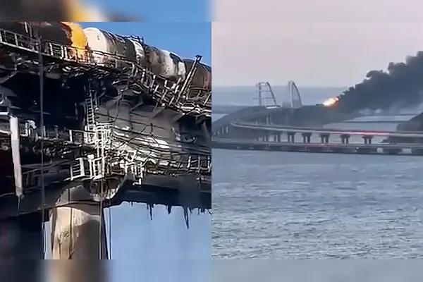 In the early morning, the Crimea Bridge was bombed, the supply line of ...