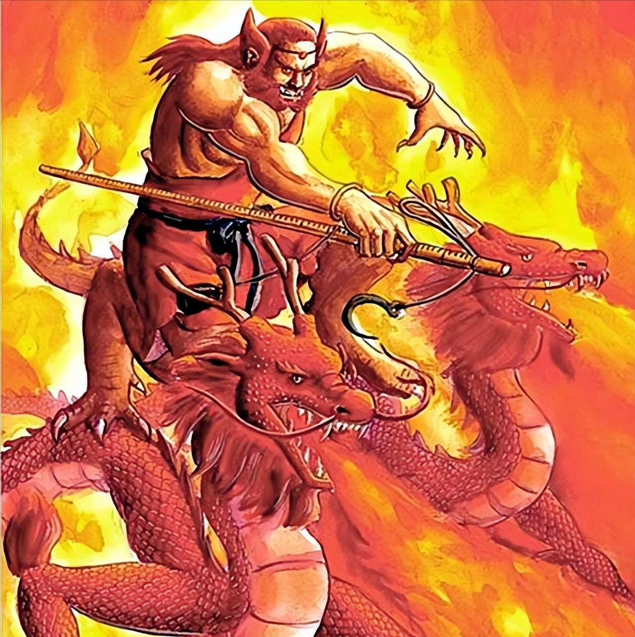 In ancient mythology, why does Zhurong, the god of fire, have multiple ...