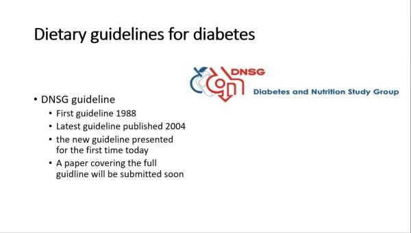 First update after 18 years!"European Dietary Guidelines for Diabetes ...