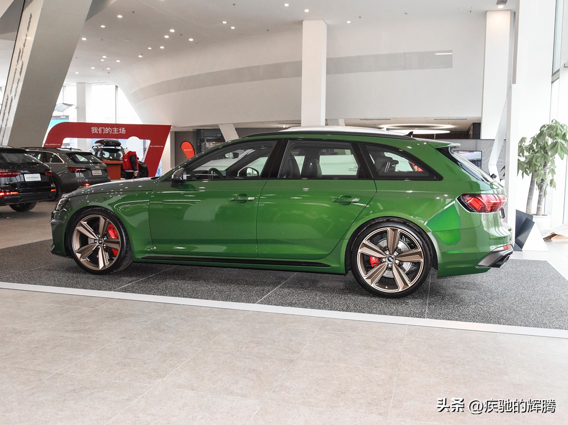 22 Audi RS4 dark gold version: Soma aluminum green paint, 2.9TV6 twin ...