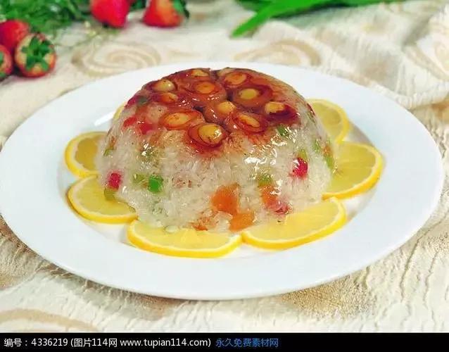 Fried rice cakes, eight-treasure rice, rice dumplings, braised pork, I ...