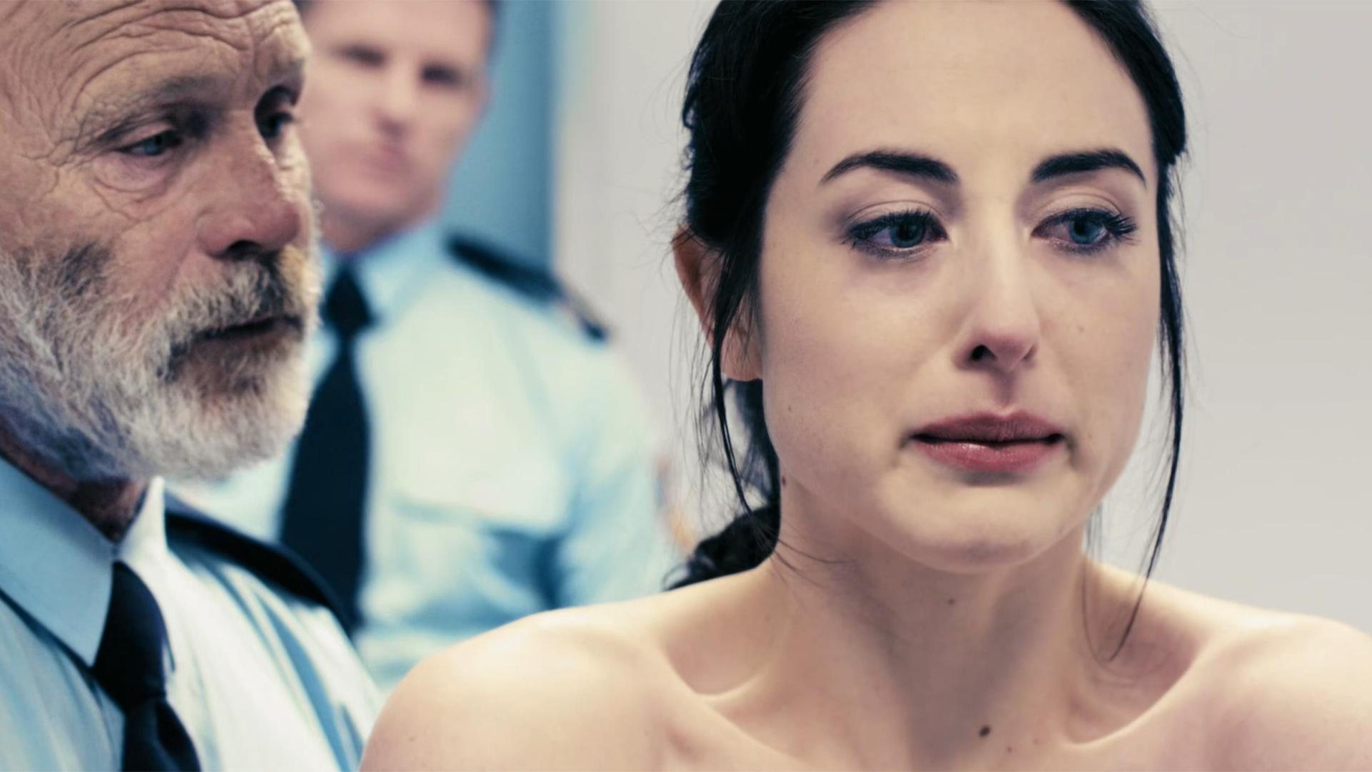 A beautiful wife visits her husband in prison, but the prison guard ...