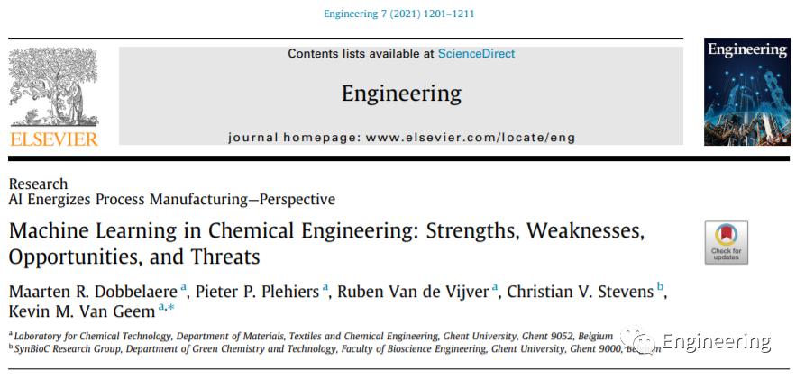 Application of Machine Learning in Chemical Engineering: Opportunities ...