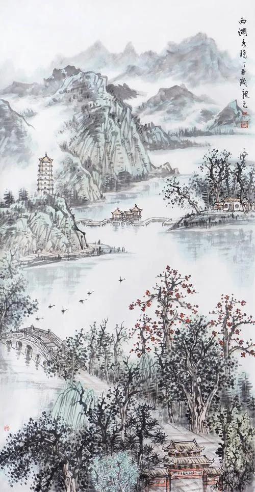 Spring Dawn on Su Causeway of West Lake - iNEWS