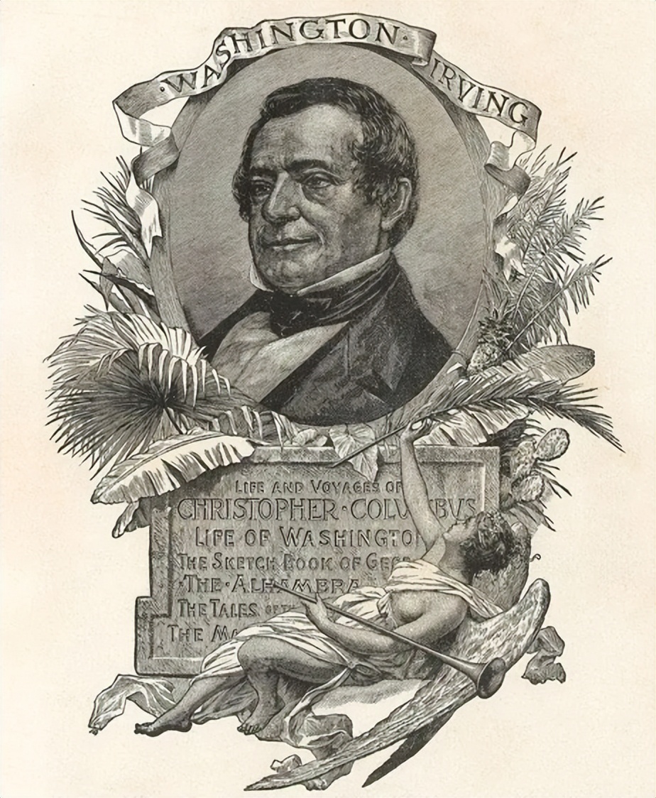 Changing American history by writing novels! Essayist Washington Irving ...