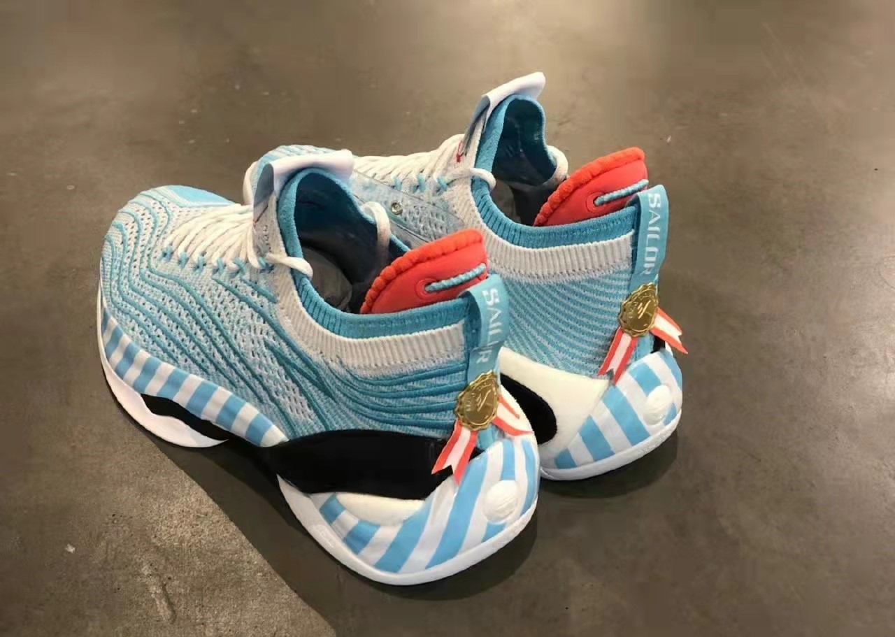 Anta KT7 low-top version "Sailor" color matching exposure!Neptune soup ...