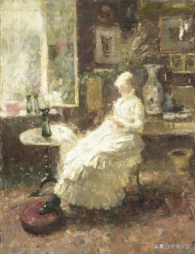 Spanish painting genius, Lopez oil painting - iMedia