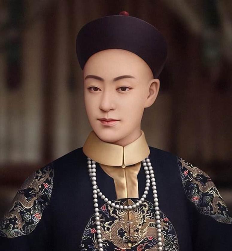 Real old photos: Emperor Guangxu went to the funeral, carrying as many ...