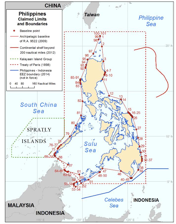 Philippine Maritime Boundaries and Claims (LIS 142) - iNEWS