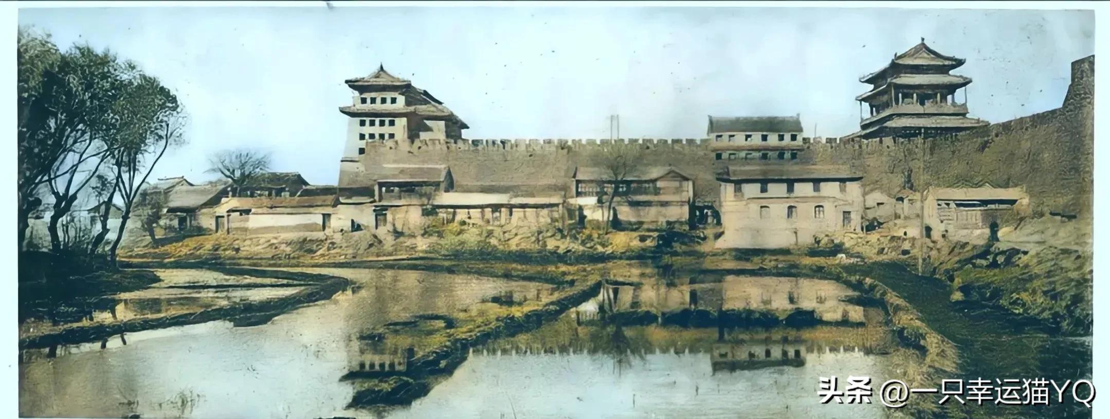 Colored old photos of the city walls of Beijing, what would it be like ...