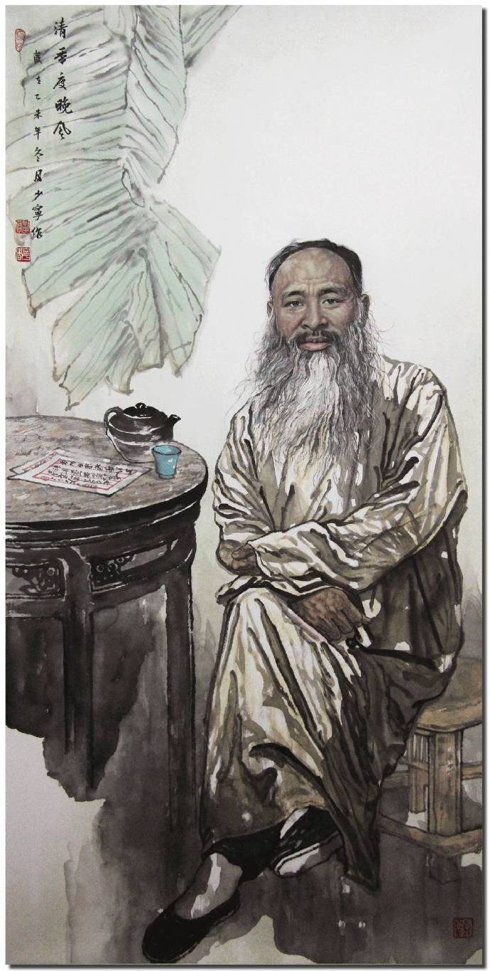 Everyone's Demeanor - Appreciation of the Realistic Ink Painting Works ...